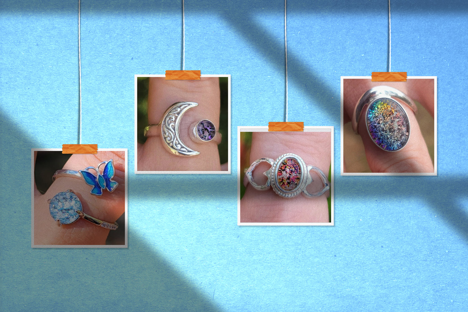 Aurora Sterling Silver Cremation Rings For Women Collection – You Are ...